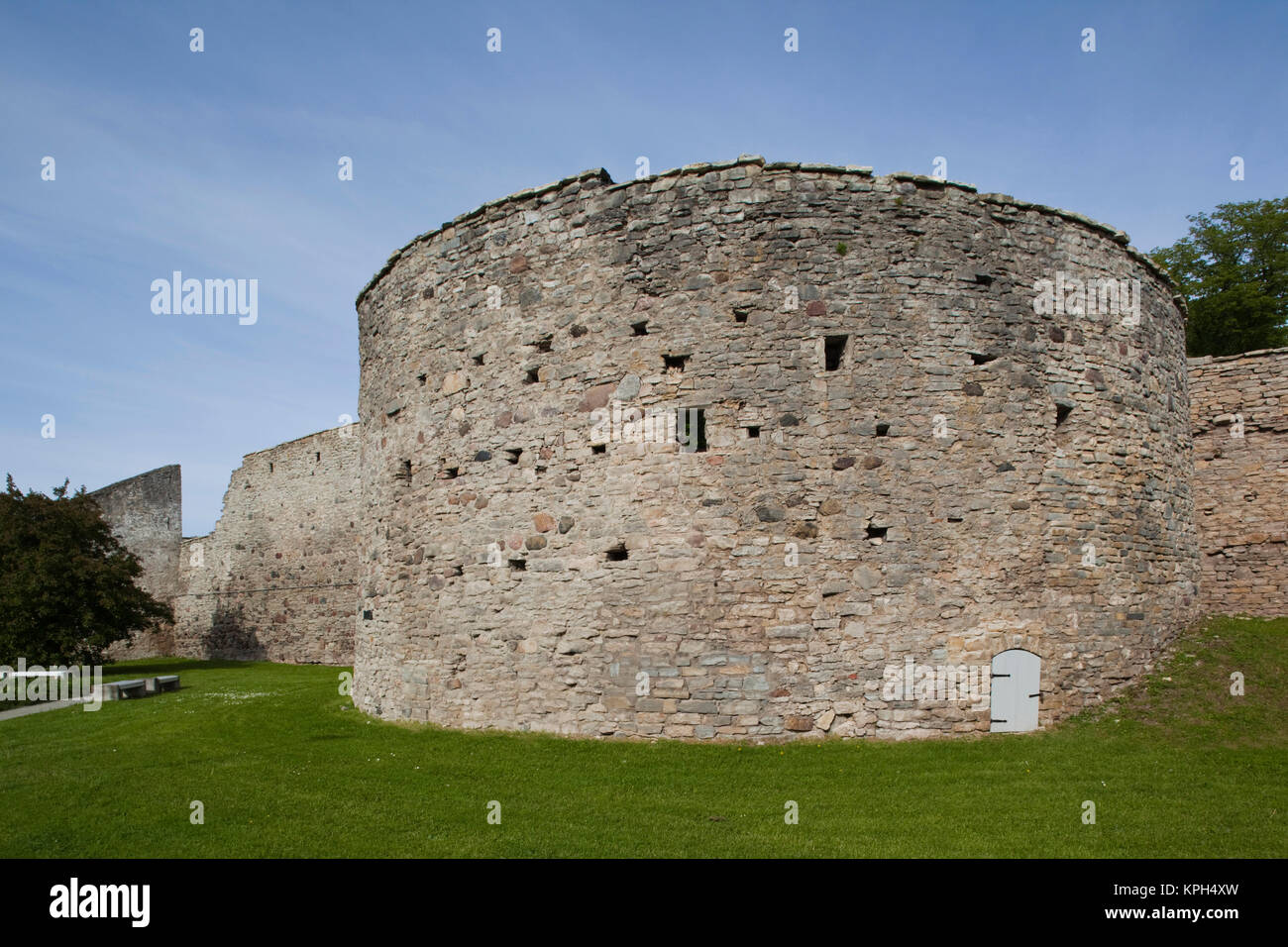 Estonia, Western Estonia, Haapsalu, Bishop's Castle, 13th century ...