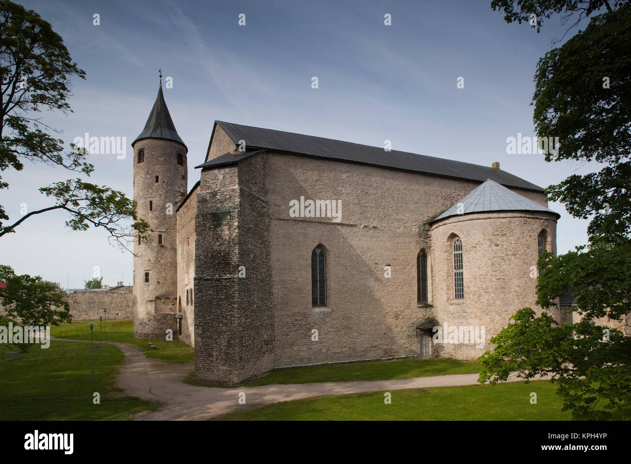 Estonia, Western Estonia, Haapsalu, Bishop's Castle, 13th century ...