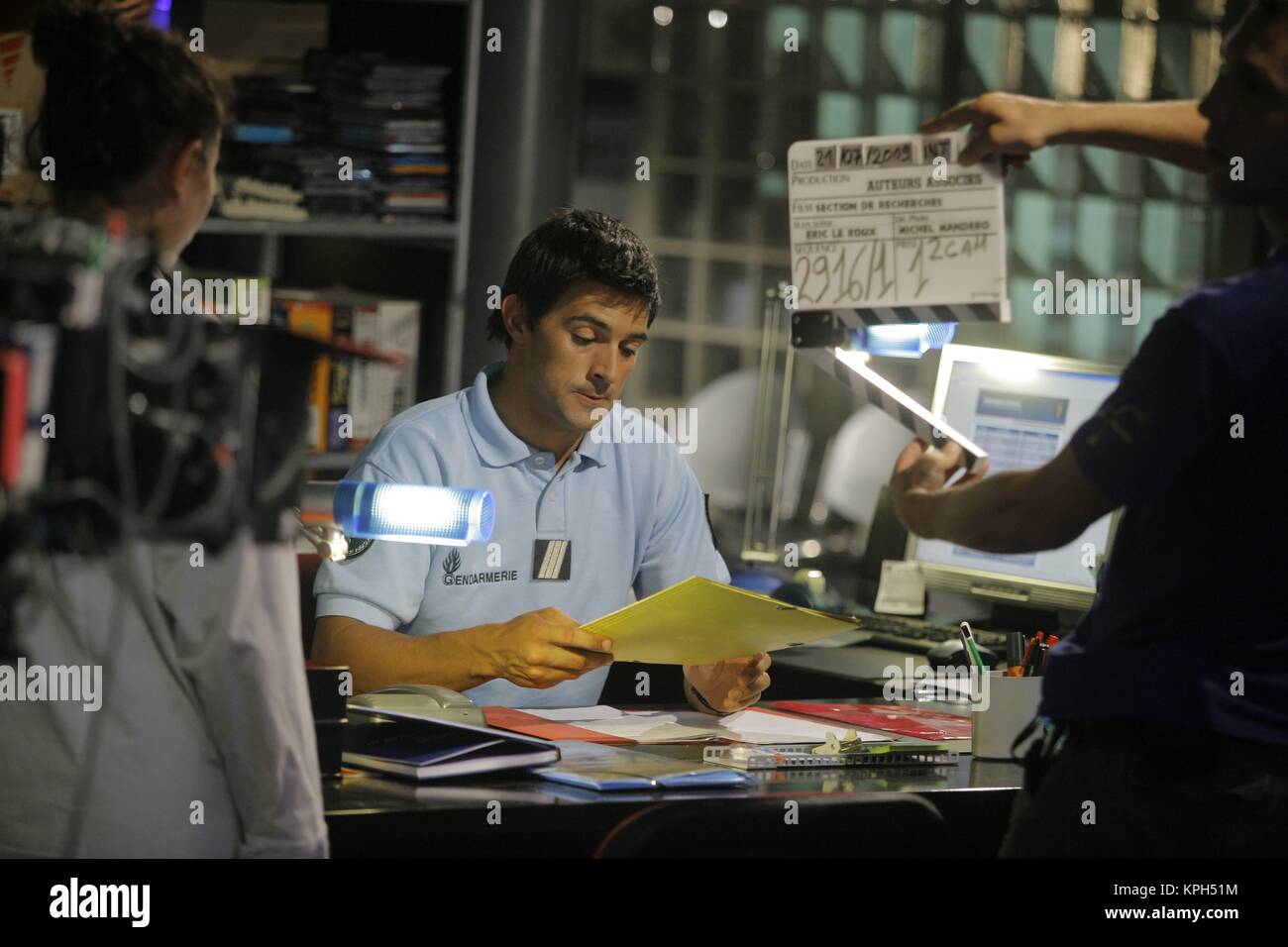 Eric le roux jean pascal lacoste shooting picture hi-res stock ...