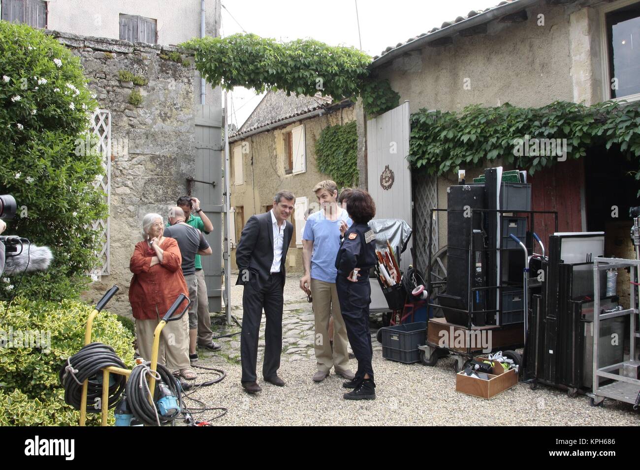 Eric le roux didier gustin shooting picture hi-res stock photography ...