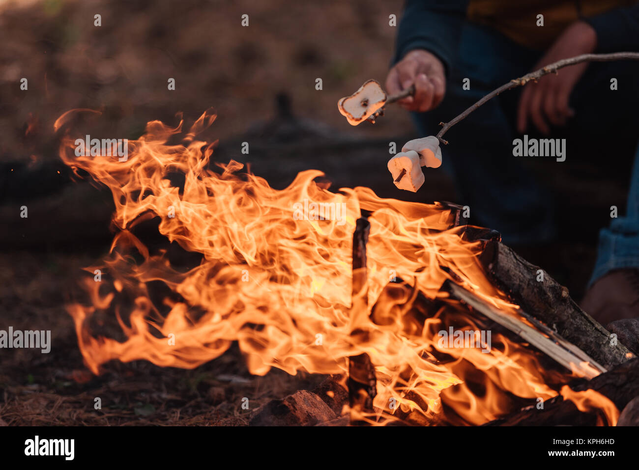 Marshmallows Campfire Stock Photos & Marshmallows Campfire Stock Images ...