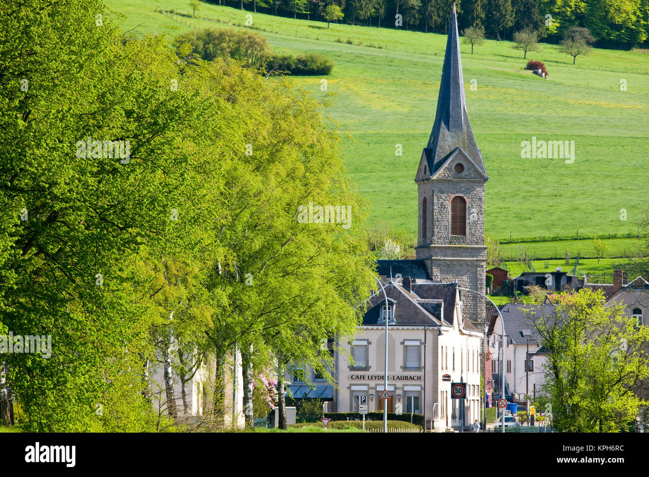 Luxembourg, Gilsdorf. Village near Diekirch town Stock Photo - Alamy