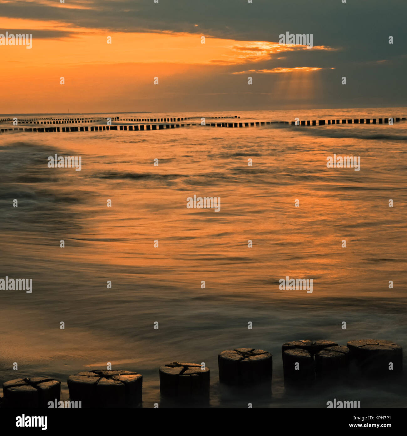 Baltic breakwaters hi-res stock photography and images - Alamy