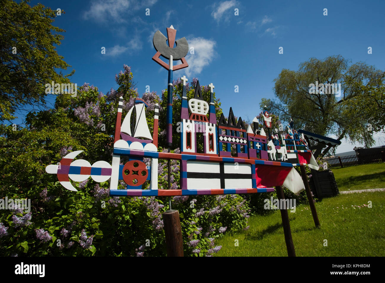 Lithuania, Western Lithuania, Curonian Spit, Nida, traditional Curonian ...