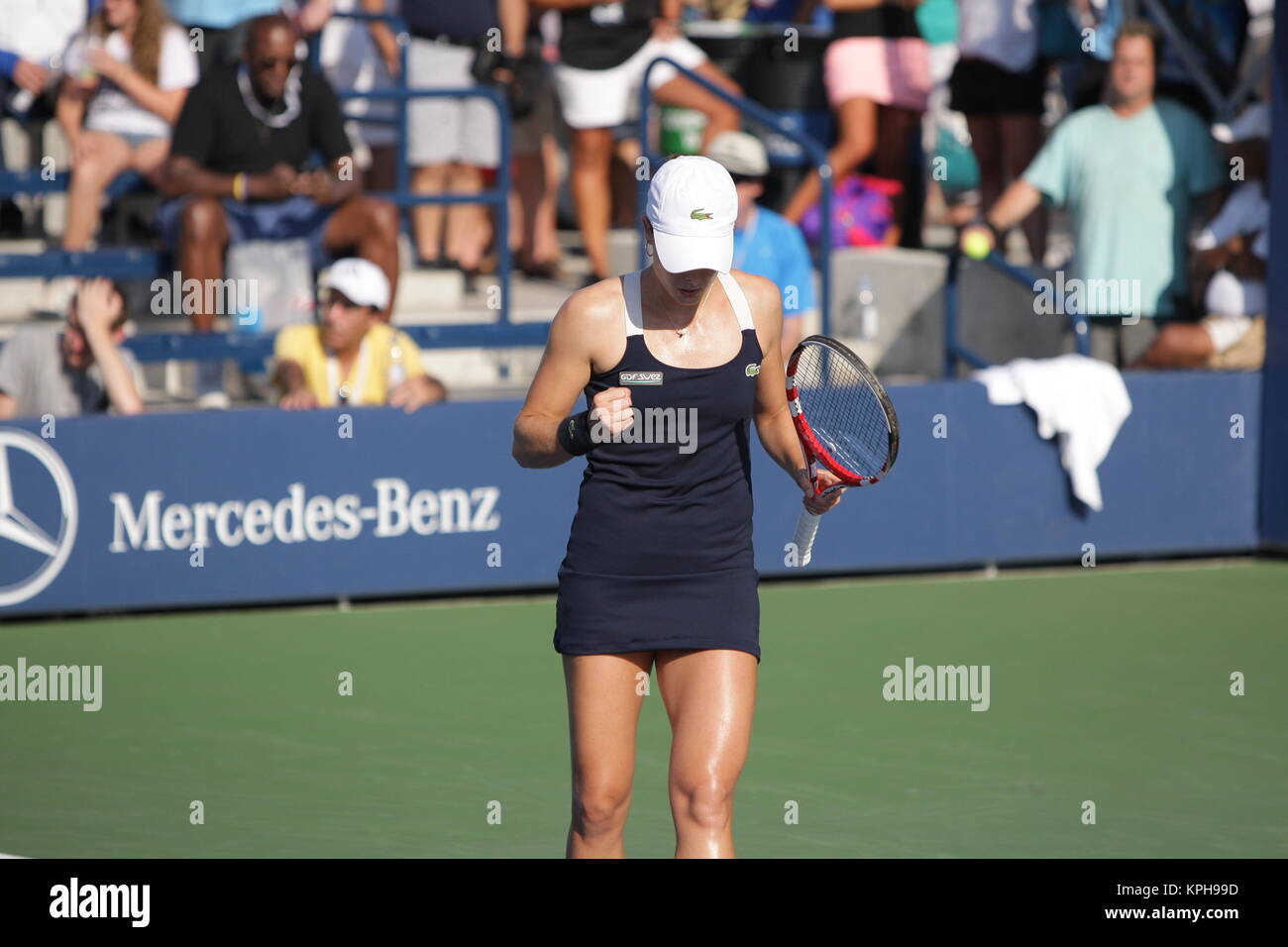 FLUSHING NY- AUGUST: Alize Cornet, at the 2014 US Open at the USTA ...