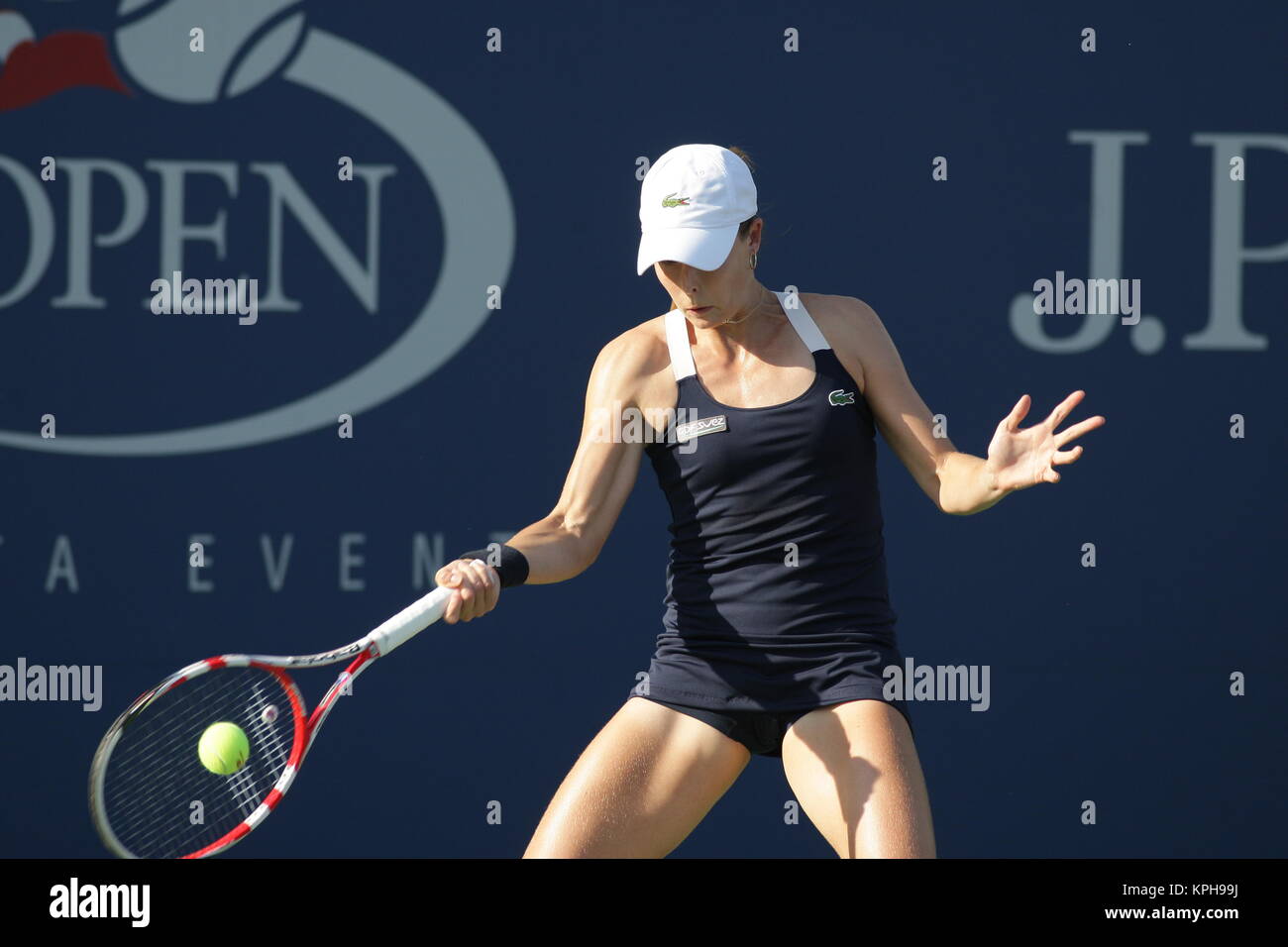 FLUSHING NY- AUGUST: Alize Cornet, at the 2014 US Open at the USTA ...