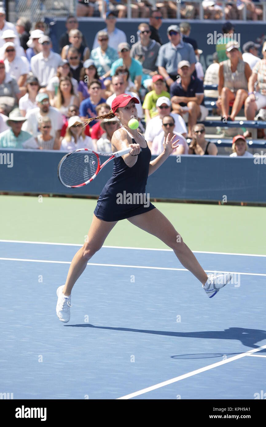 FLUSHING NY- AUGUST: Alize Cornet, at the 2014 US Open at the USTA ...