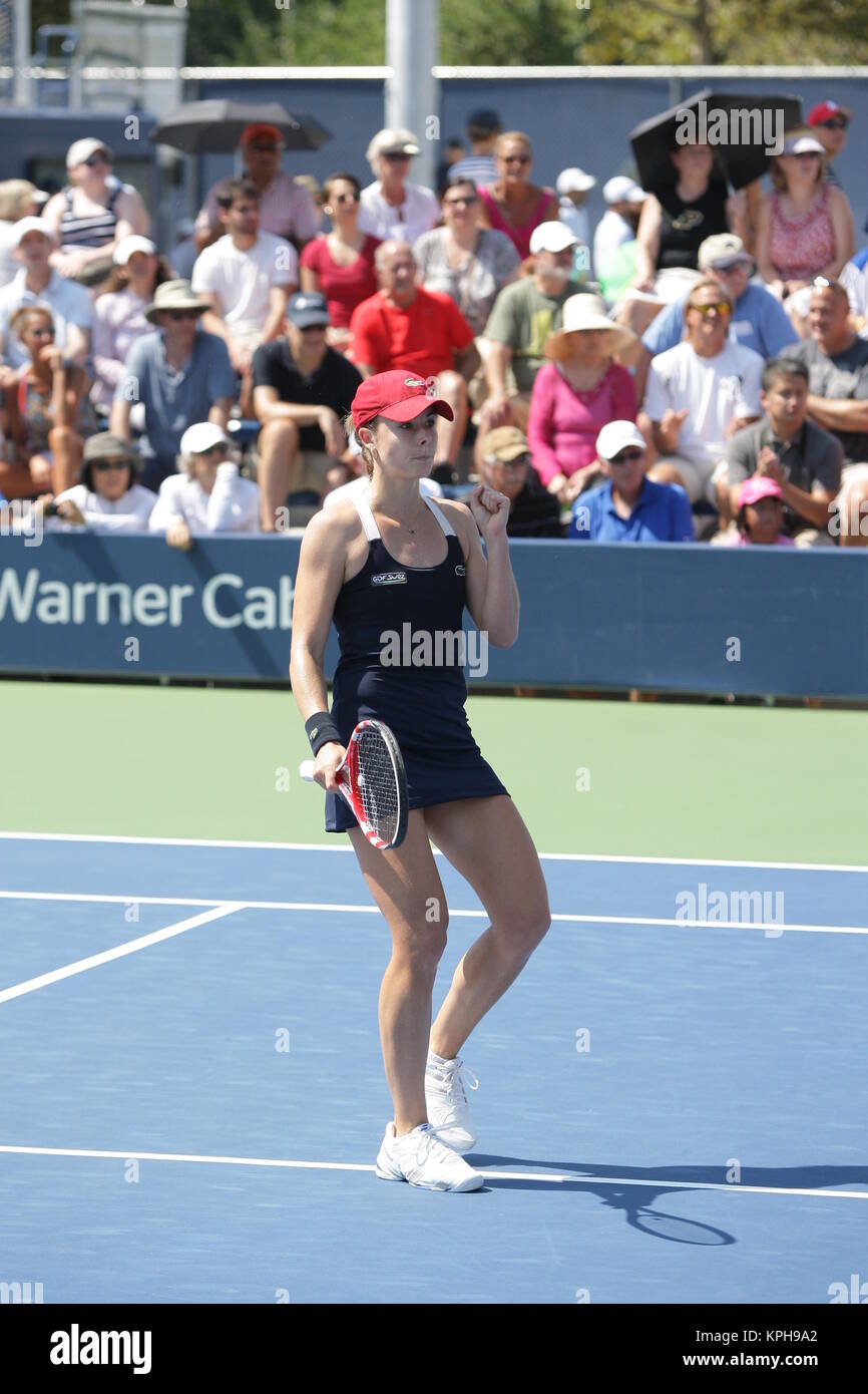 FLUSHING NY- AUGUST: Alize Cornet, at the 2014 US Open at the USTA ...