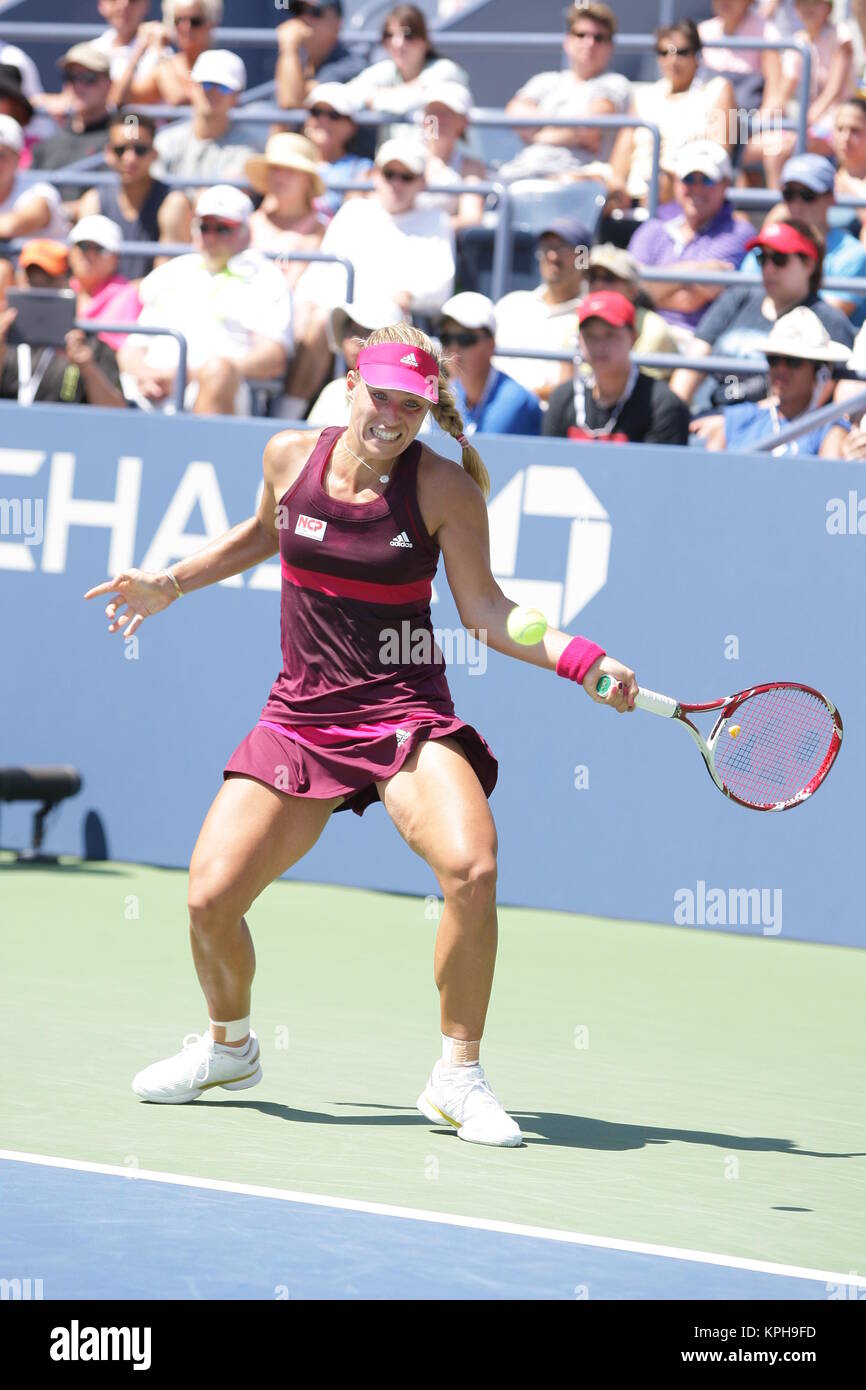 FLUSHING NY- AUGUST: Angelique Kerber, at the 2014 US Open at the USTA ...