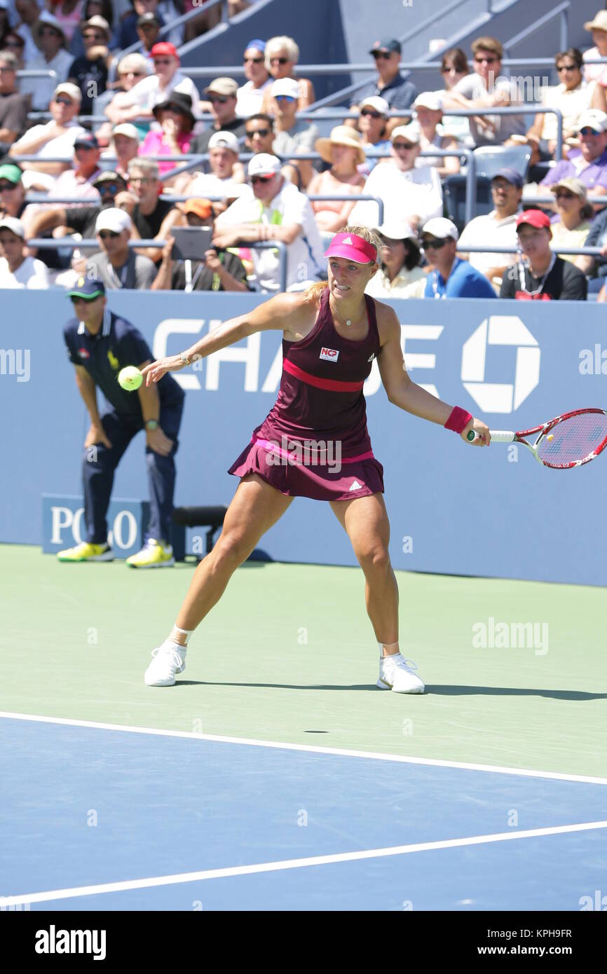 FLUSHING NY- AUGUST: Angelique Kerber, at the 2014 US Open at the USTA ...