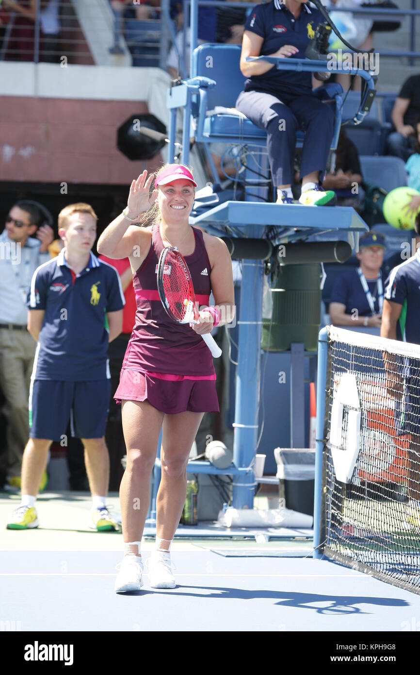 FLUSHING NY- AUGUST: Angelique Kerber, at the 2014 US Open at the USTA ...