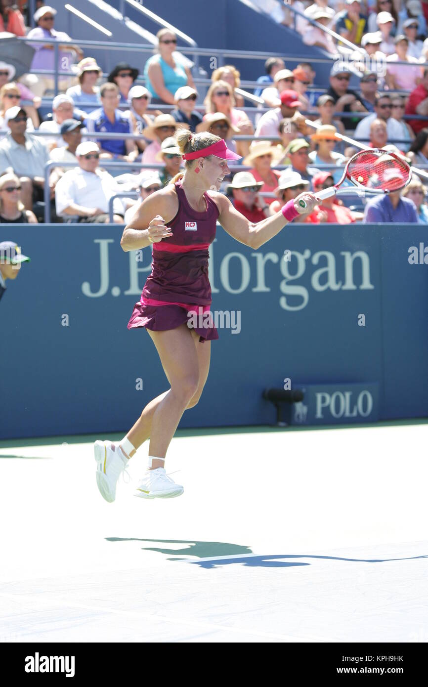 FLUSHING NY- AUGUST: Angelique Kerber, at the 2014 US Open at the USTA ...