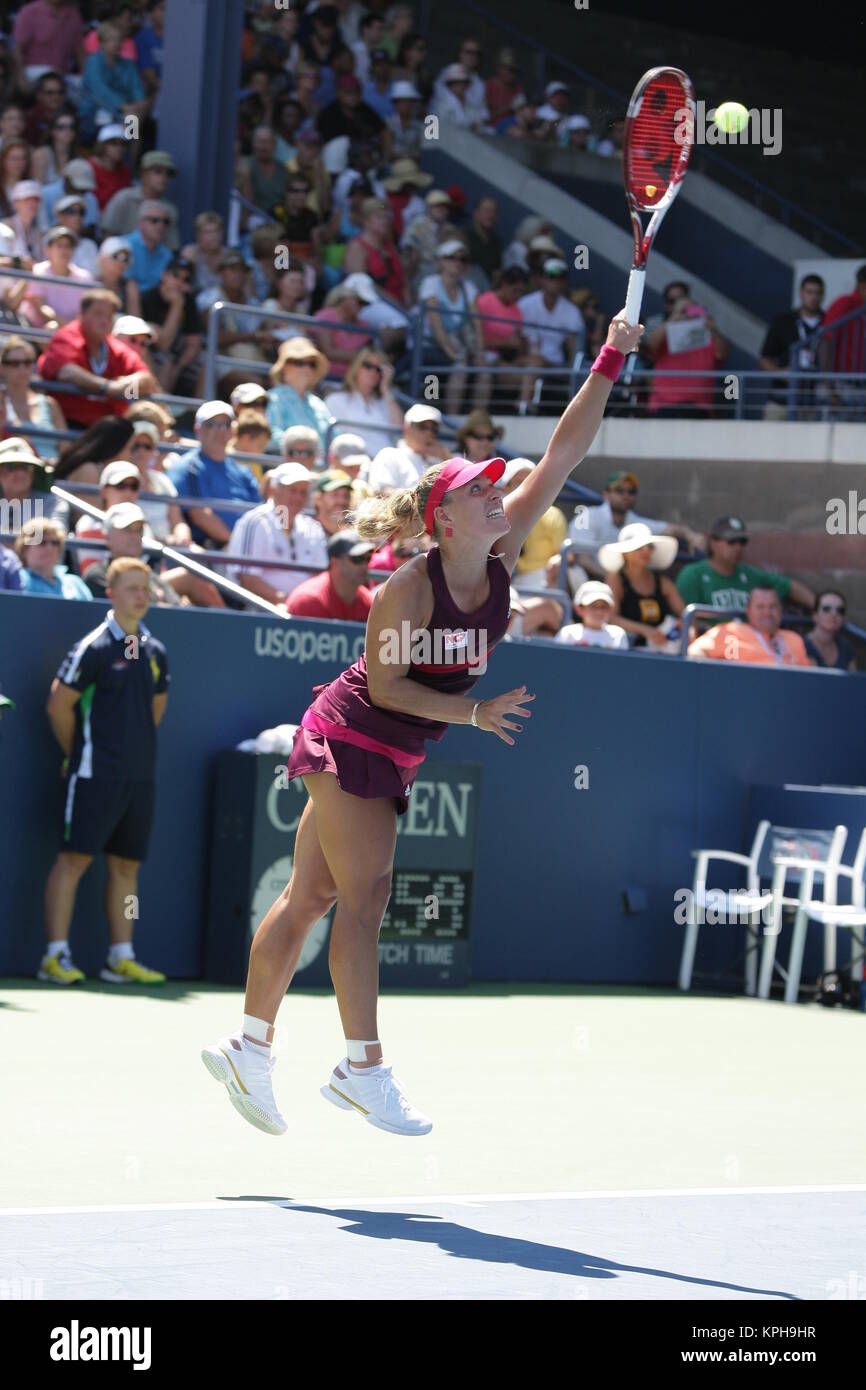 FLUSHING NY- AUGUST: Angelique Kerber, at the 2014 US Open at the USTA ...