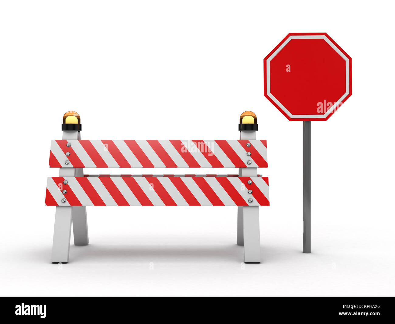 Under construction illustration. 3D rendering Stock Photo - Alamy