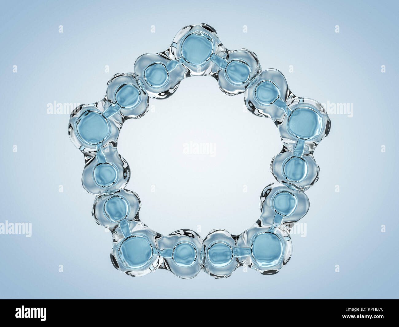 Molecule of Water. Structure 3D rendering Stock Photo - Alamy