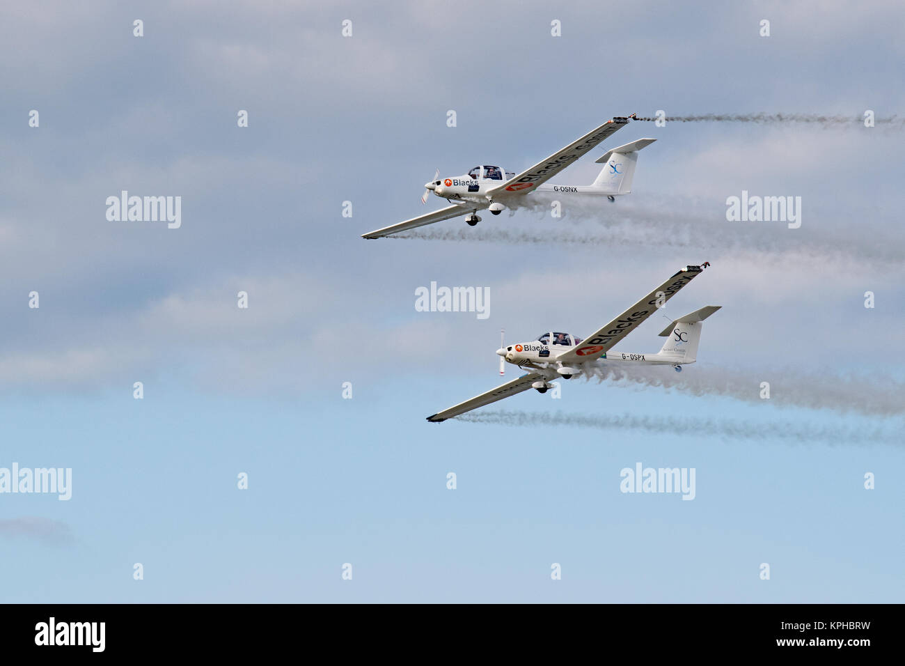 Aerosparx pyrotechnic display team. South east airshow, Herne Bay ...