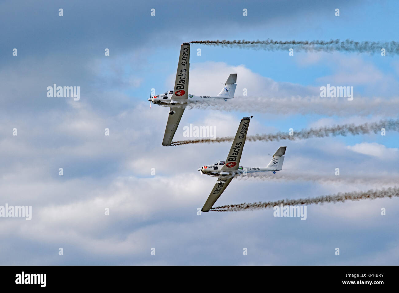 Aerosparx pyrotechnic display team. South east airshow, Herne Bay ...