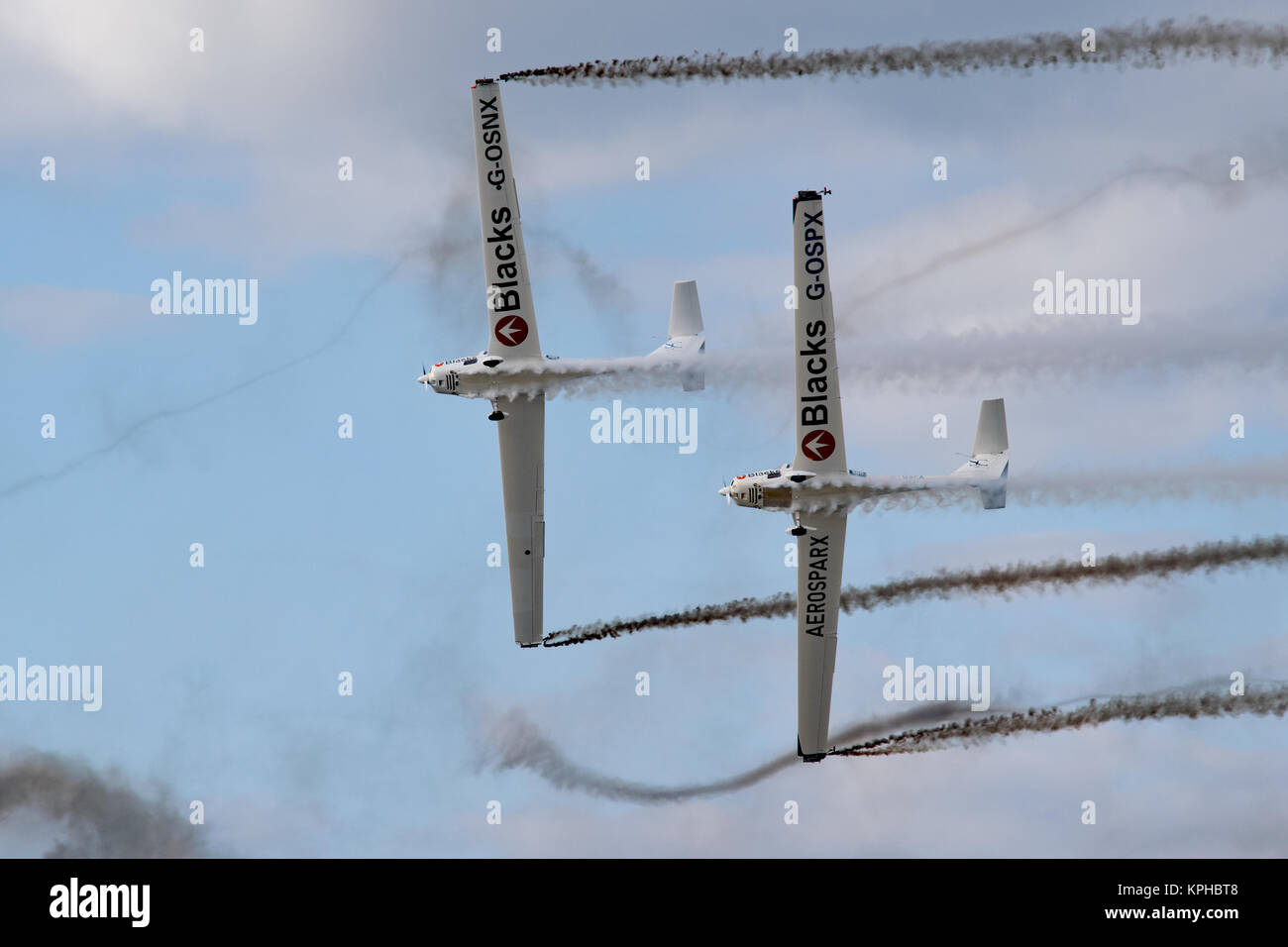Aerosparx pyrotechnic display team. South east airshow, Herne Bay ...