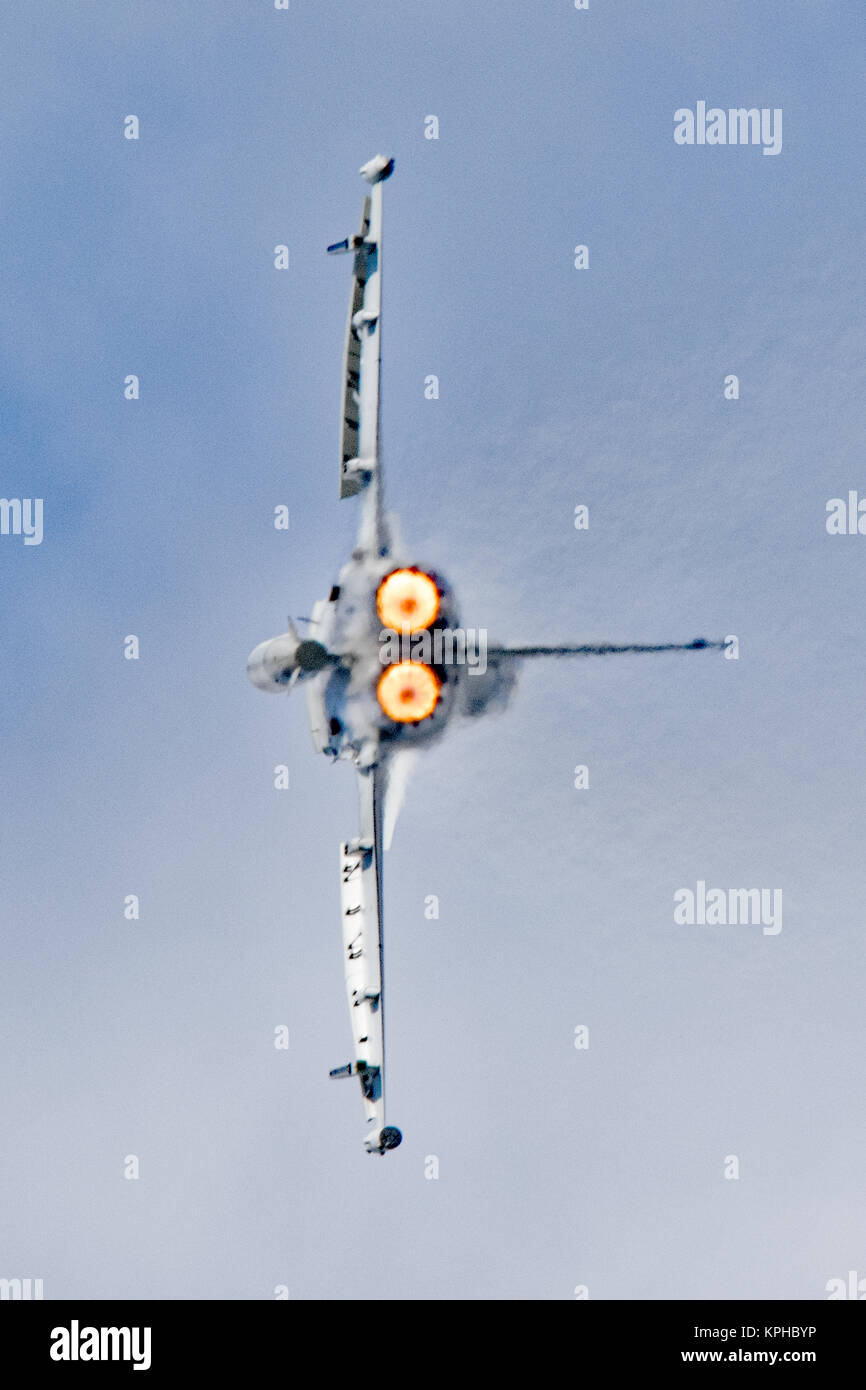 RAF Eurofighter Typhoon. Heat Haze! Taken August 2017 at South East ...