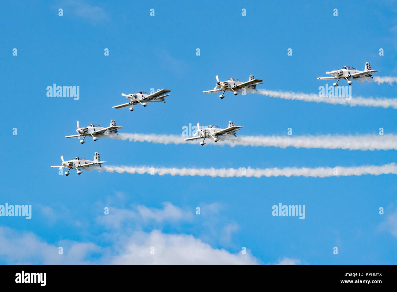 Ravens Aerobatic Display Team photographed at South East Airshow, Herne ...