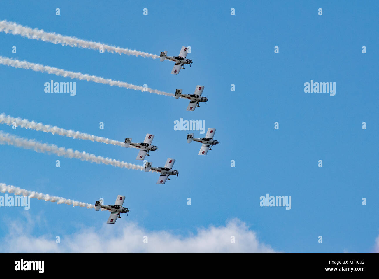 Ravens Aerobatic Display Team photographed at South East Airshow, Herne ...