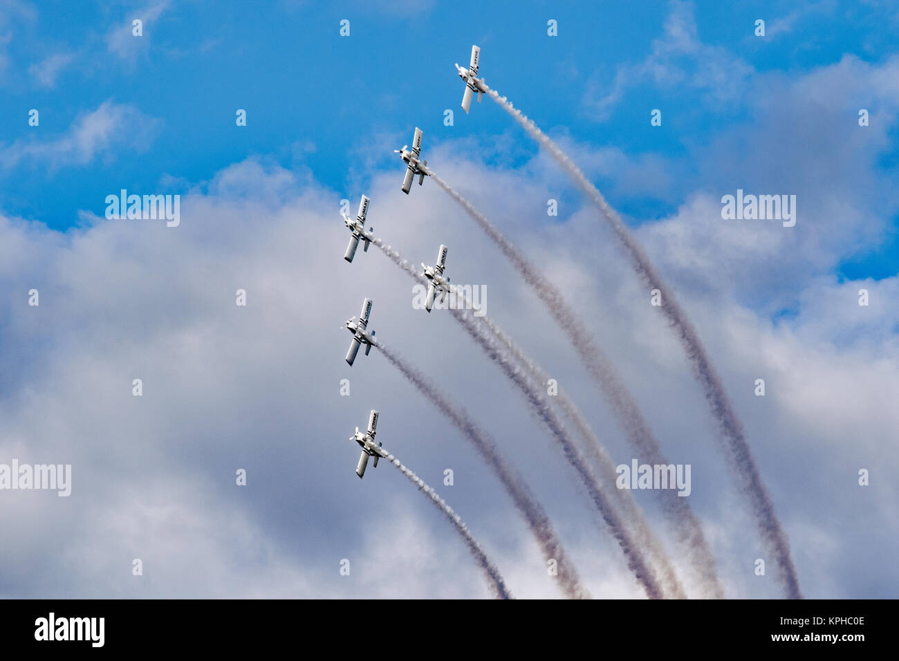 Ravens Aerobatic Display Team photographed at South East Airshow, Herne ...