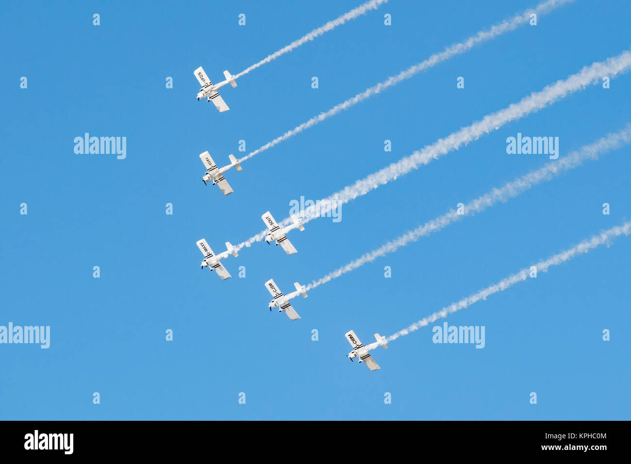 Ravens Aerobatic Display Team photographed at South East Airshow, Herne ...