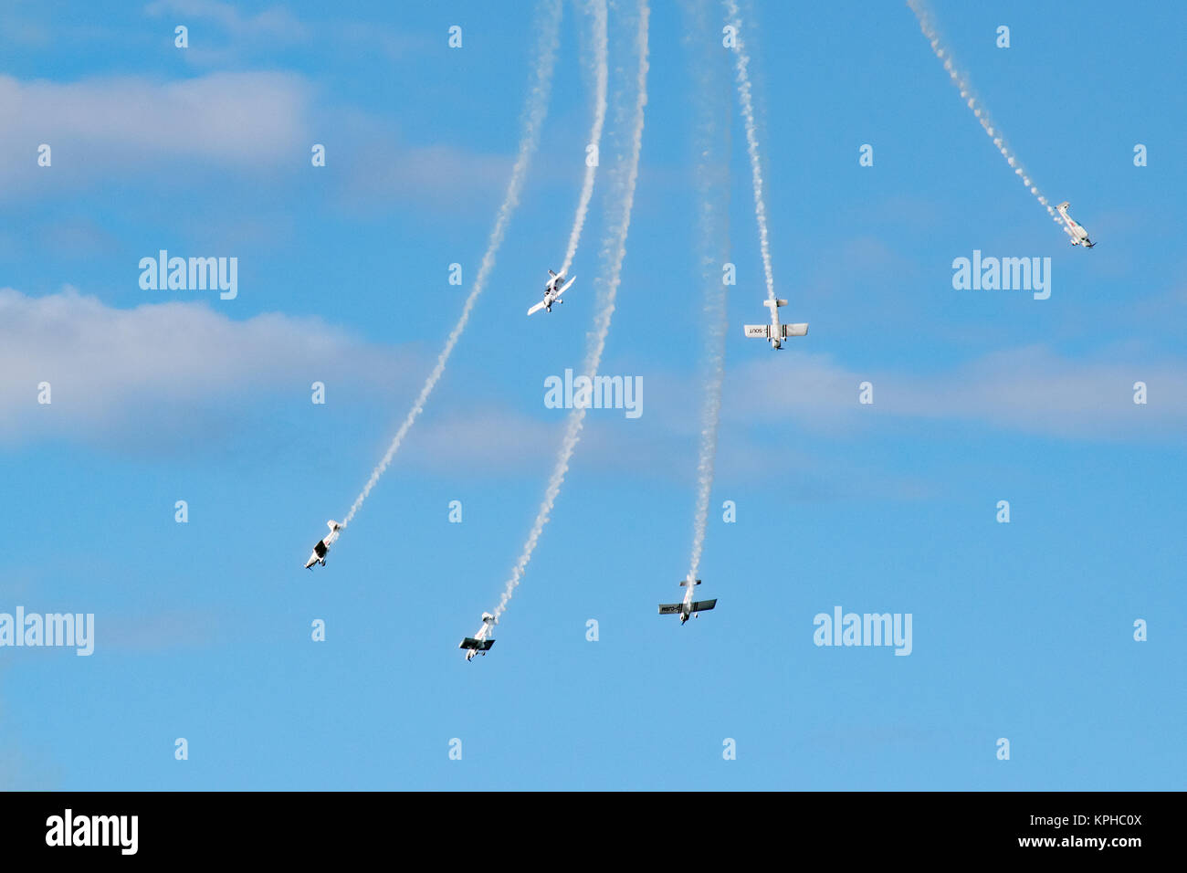 Ravens Aerobatic Display Team photographed at South East Airshow, Herne ...