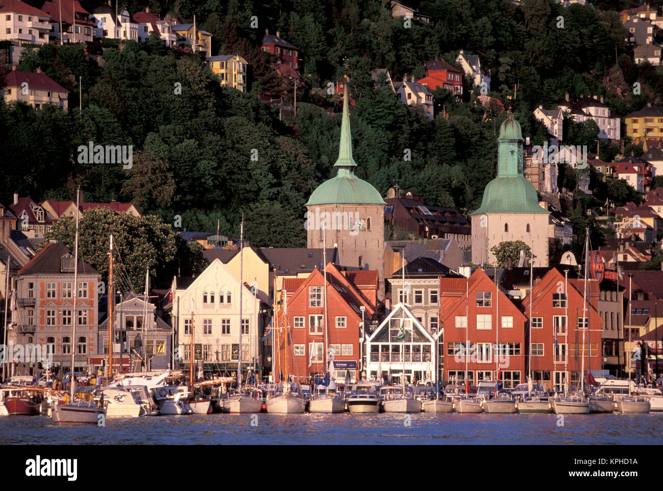 Norway, Hordaland, Bergen. Harbor view Stock Photo - Alamy