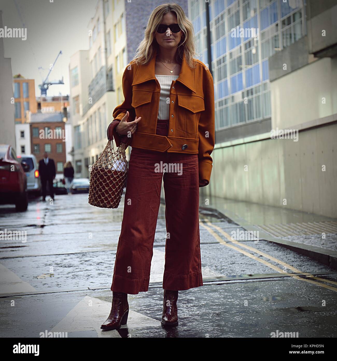 LONDON- 18 September 2017 Lucy Williams on the street during the London ...
