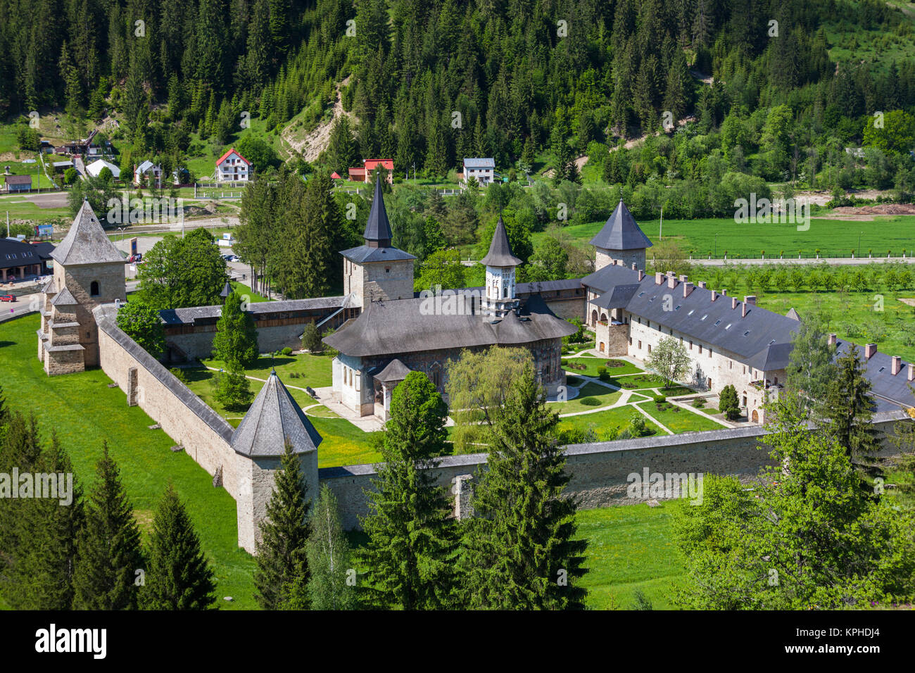 Romania, Bucovina Region, Bucovina Monasteries, Sucevita, Sucevita ...