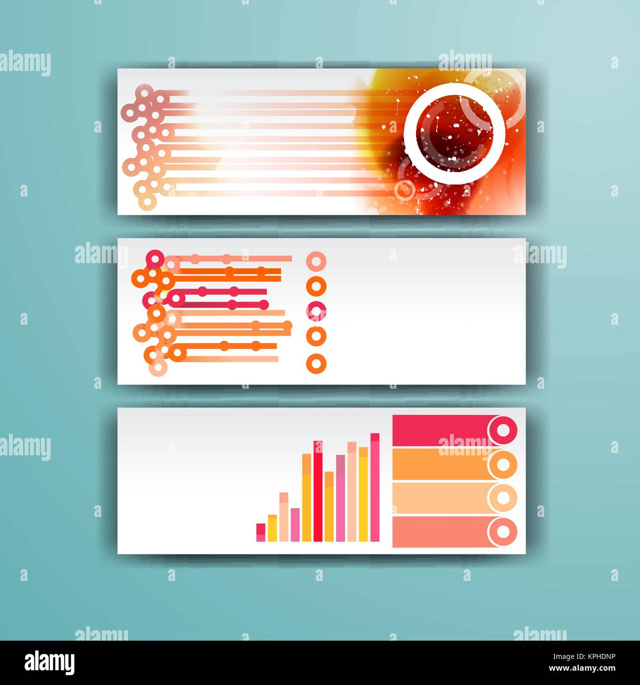 Corporate infographic template with color elements. Vector company ...