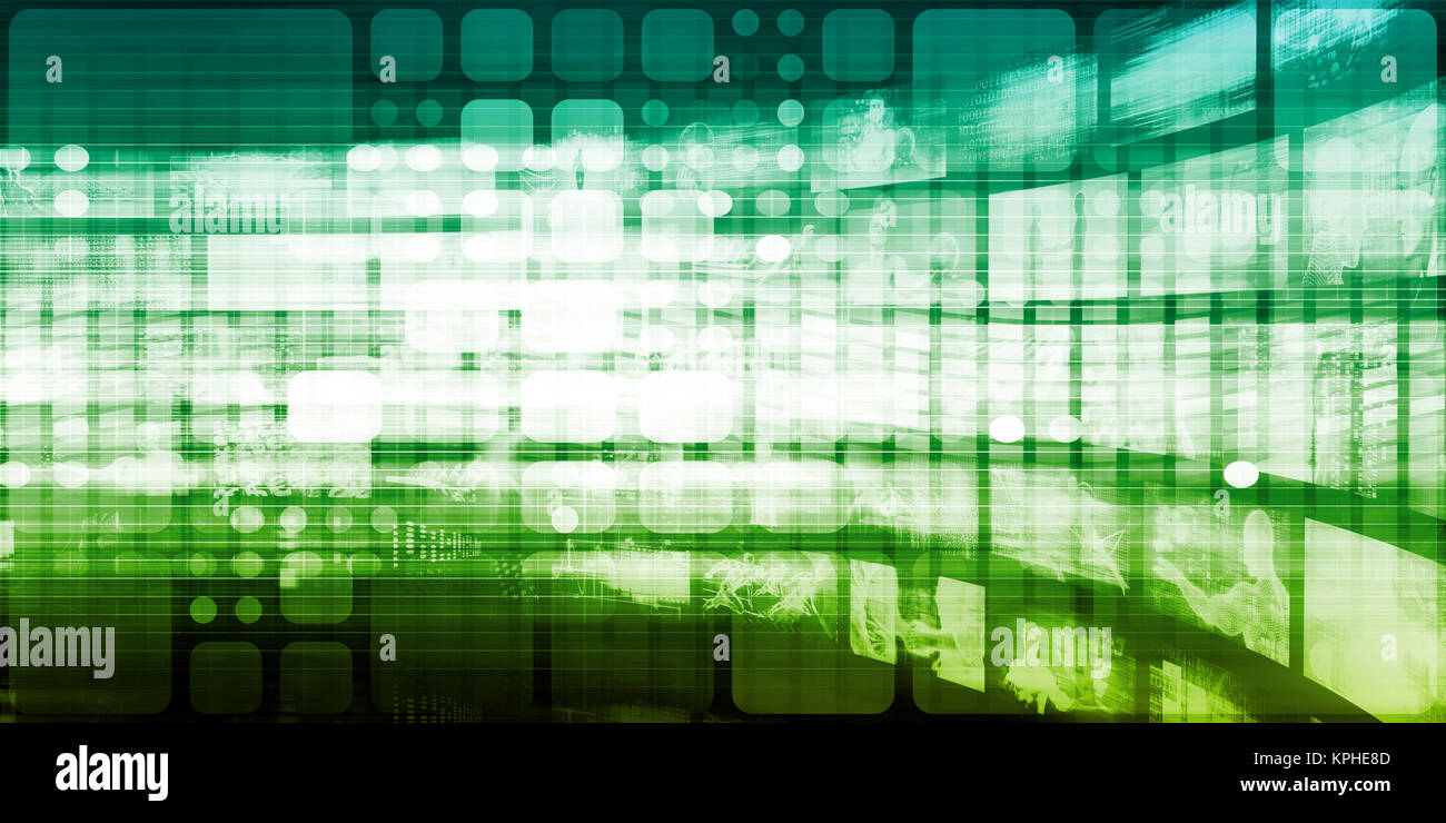 Technology Tunnel with Fast Digital Data Packets Stock Photo - Alamy