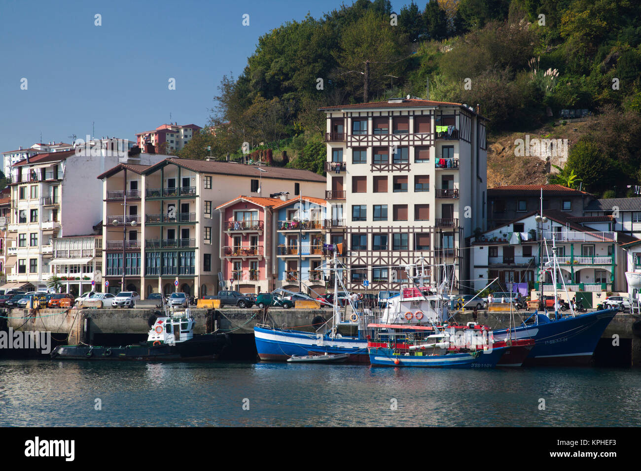 Spain, Basque Country Region, Guipuzcoa Province, Pasaia, Village of ...