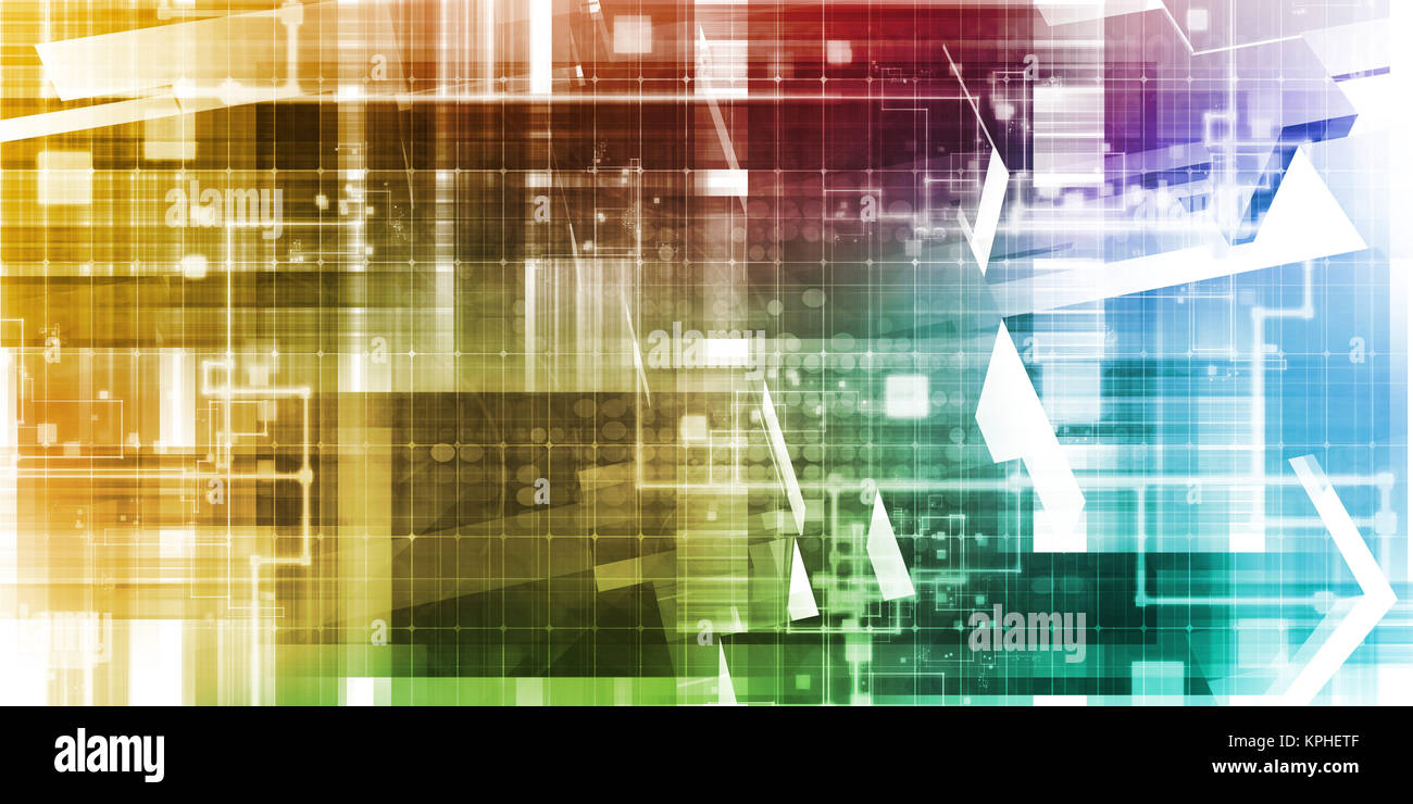 Science Abstract and Medical Data in a Lab Stock Photo - Alamy
