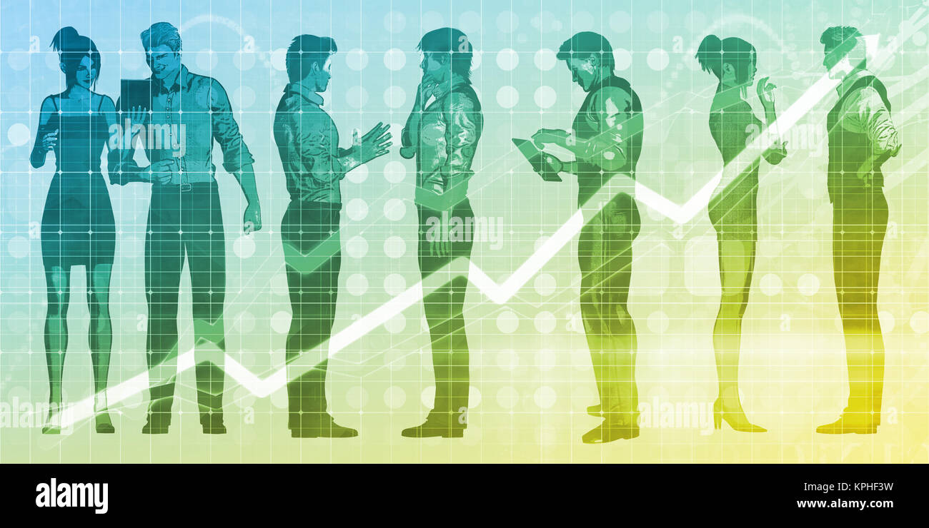 Group of Business People in a Presentation Background Stock Photo - Alamy