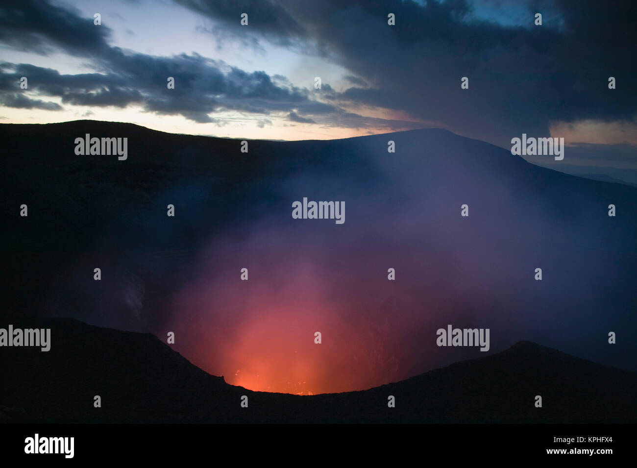 Vanuatu, Tanna Island, Mt. Yasur Volcano (elevation 361 meters ...