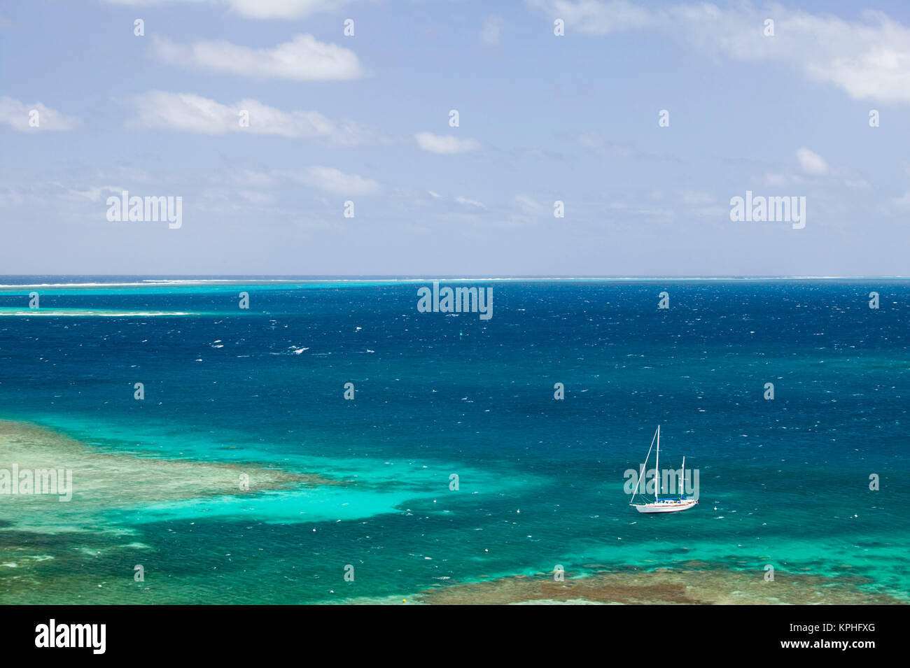 New Caledonia, Amedee Islet. Amedee Islet Lighthouse view of the ...