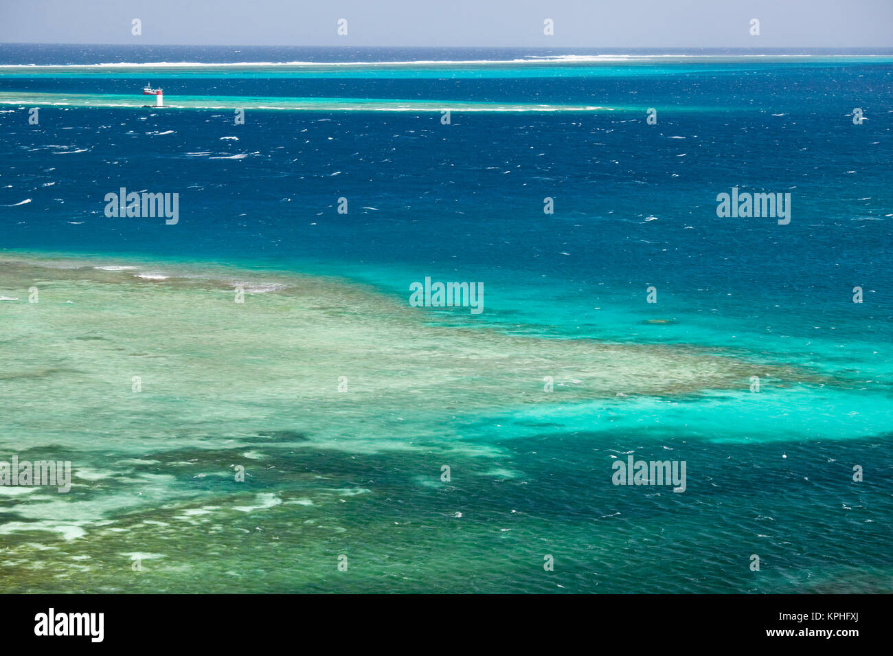 New Caledonia, Amedee Islet. Amedee Islet Lighthouse view of the ...
