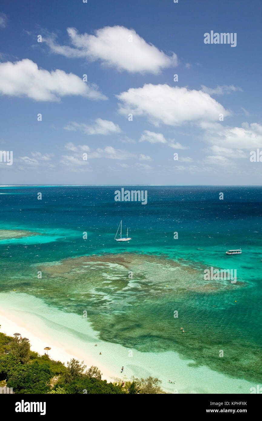 New Caledonia, Amedee Islet. Amedee Islet Lighthouse view of the ...