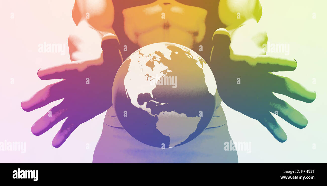 Hand grasping earth hi-res stock photography and images - Alamy