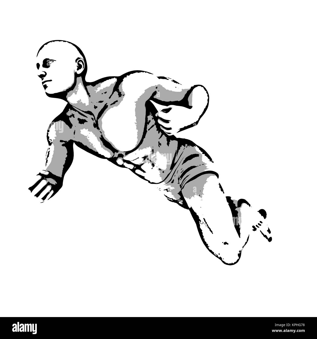 Comic Book Hero Pose Stock Photo - Alamy