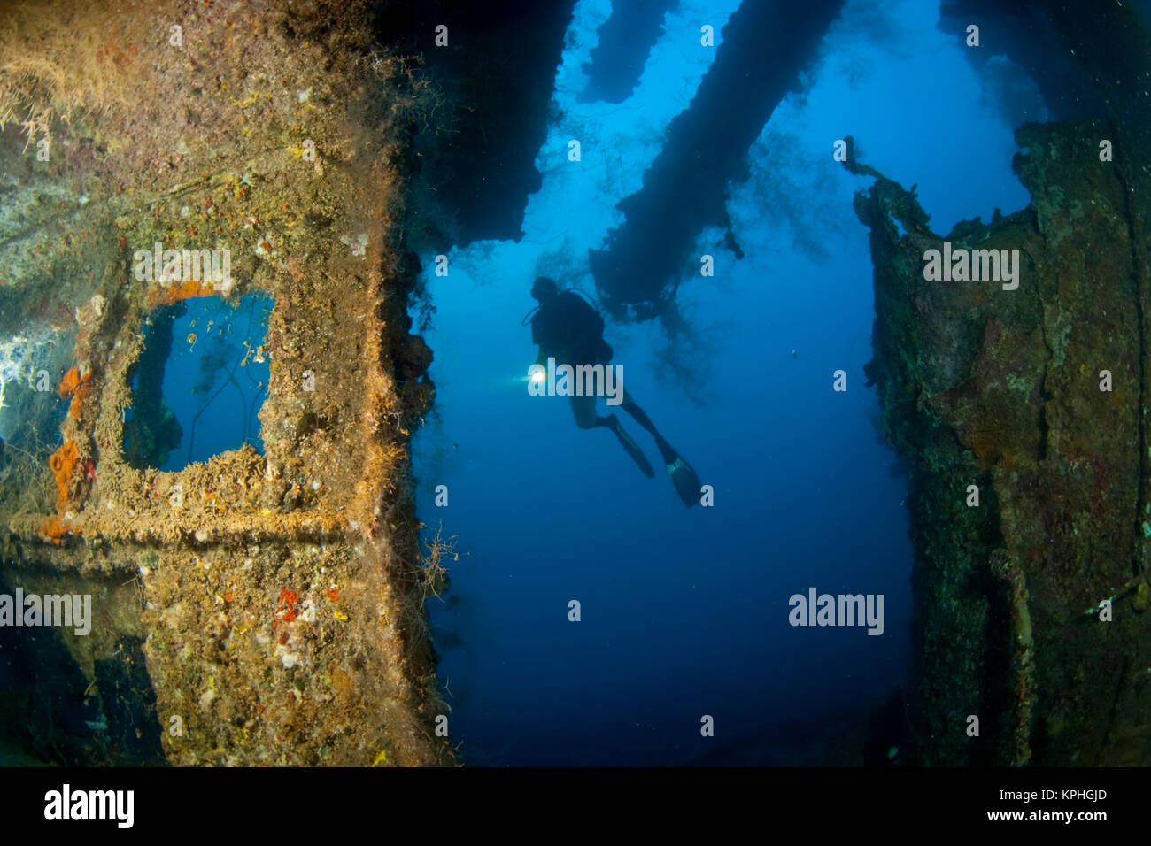 Japanese Teshio Maru Standard 1 V Freighter Wreck from WWII, Palau ...