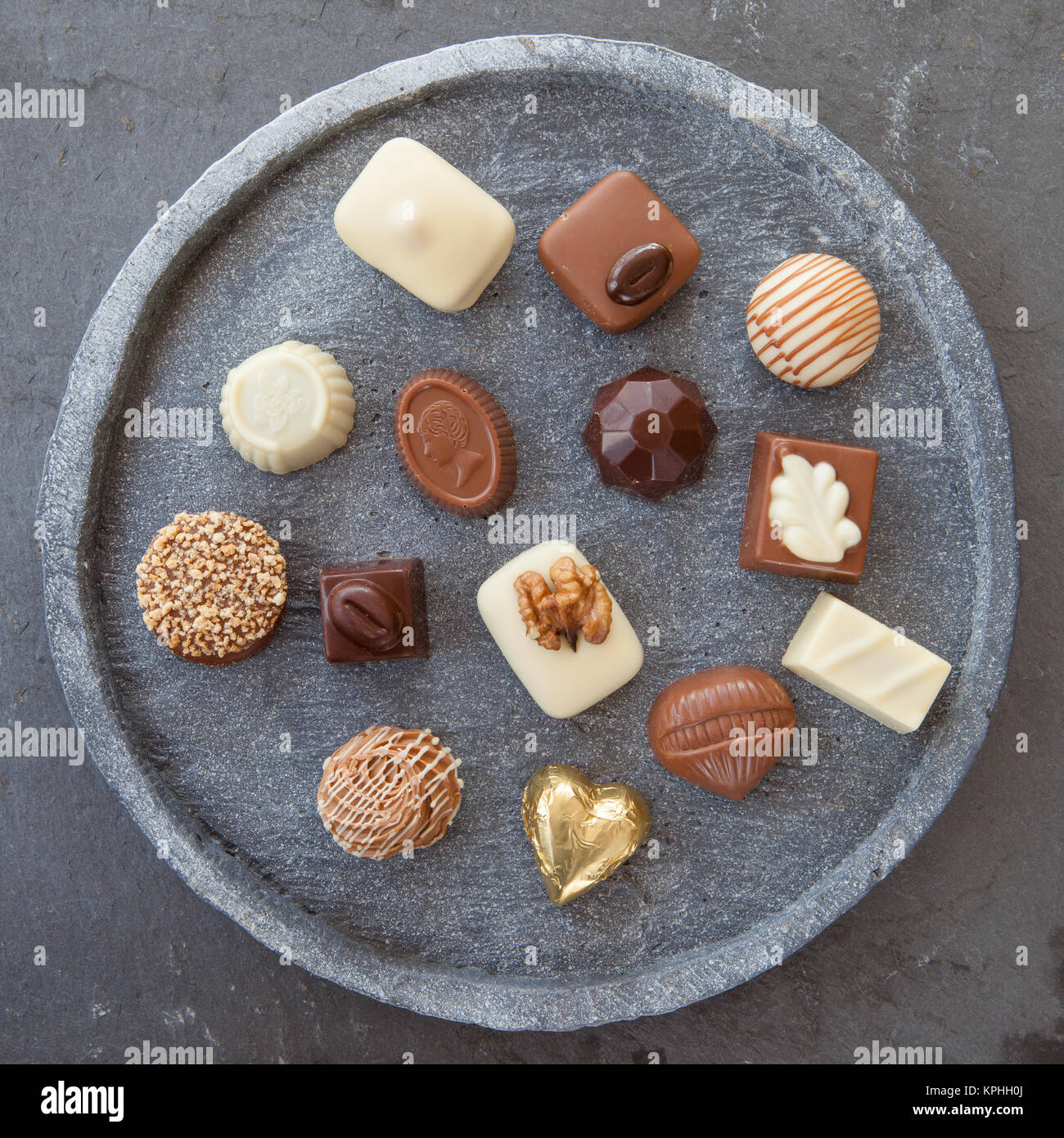 selection of different chocolates Stock Photo - Alamy