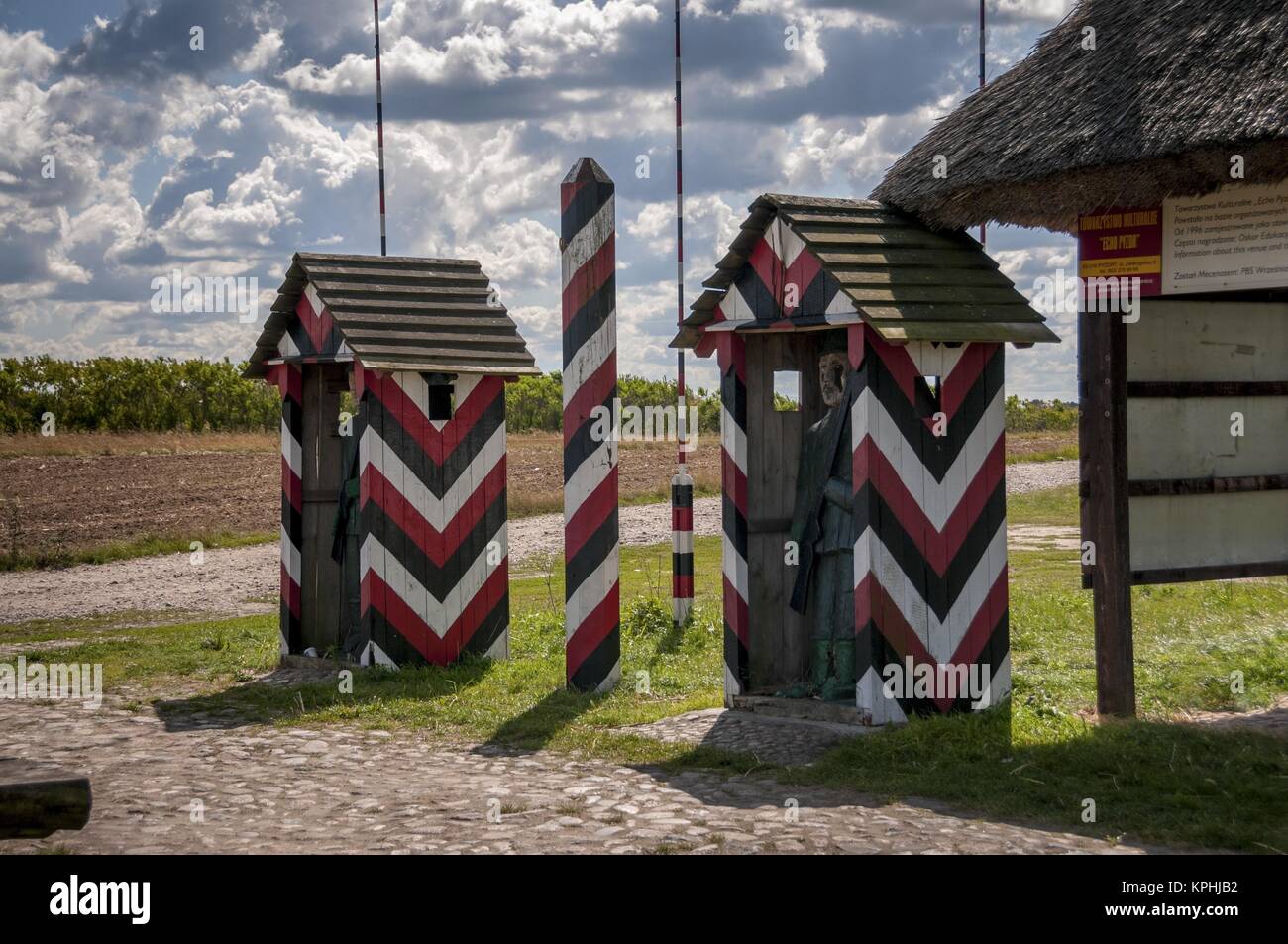 Reconstruction of border crossing between Prussia and Russia in ...
