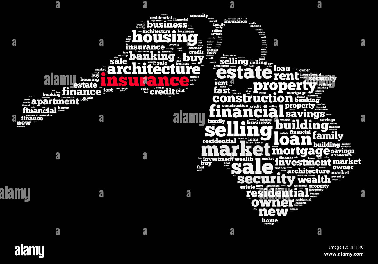 Insurance word cloud concept Stock Photo - Alamy