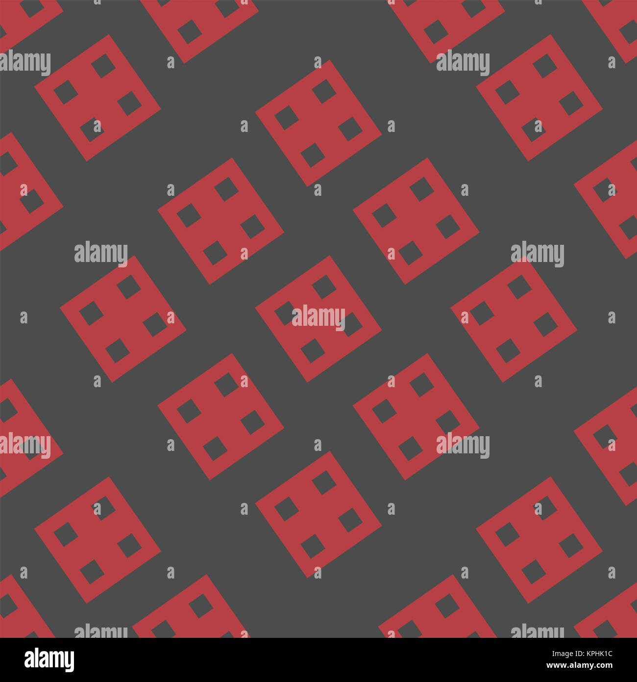 Seamless red abstract pattern repetitive shapes dark background hi-res ...