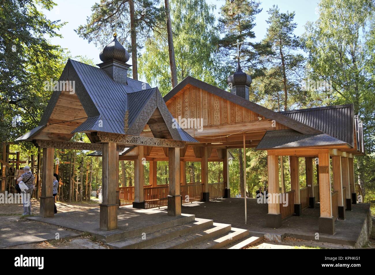 Main monastery church, Holy Mountainf of Grabarka also knows as the ...