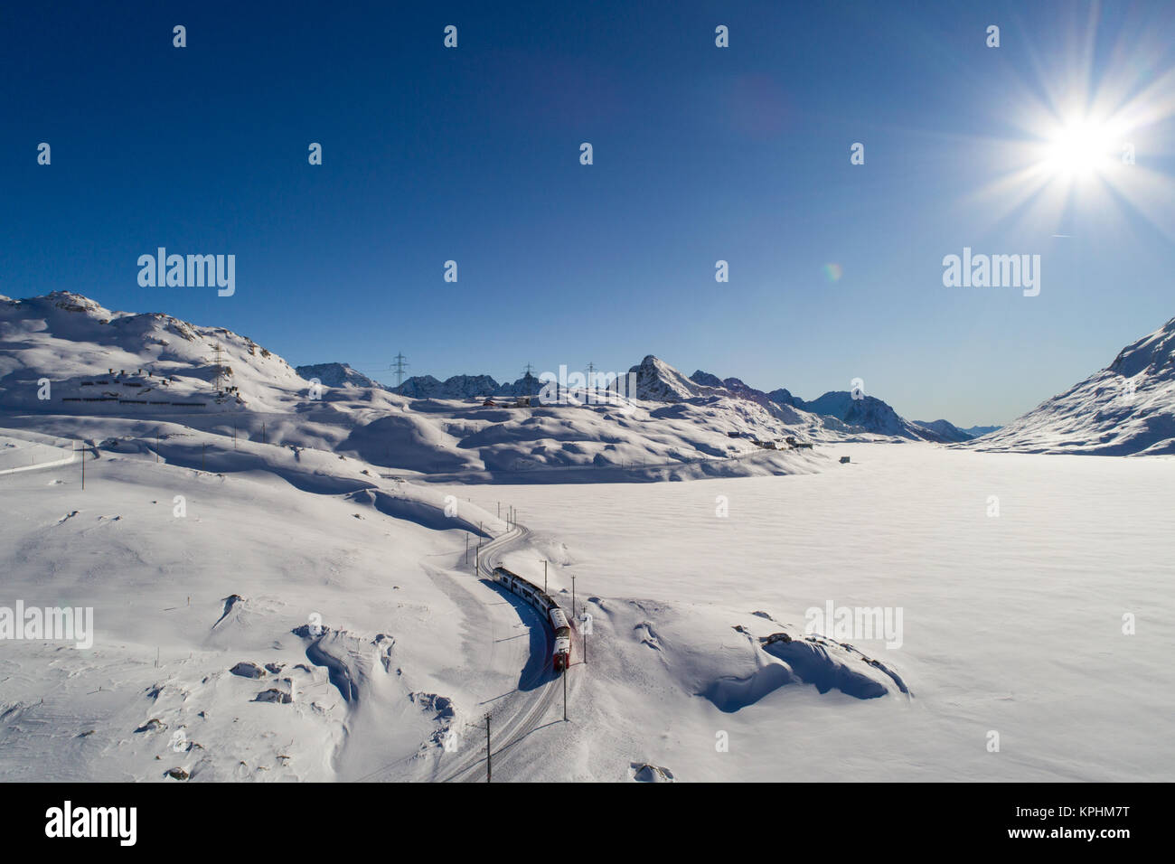 Red express train on hi-res stock photography and images - Alamy