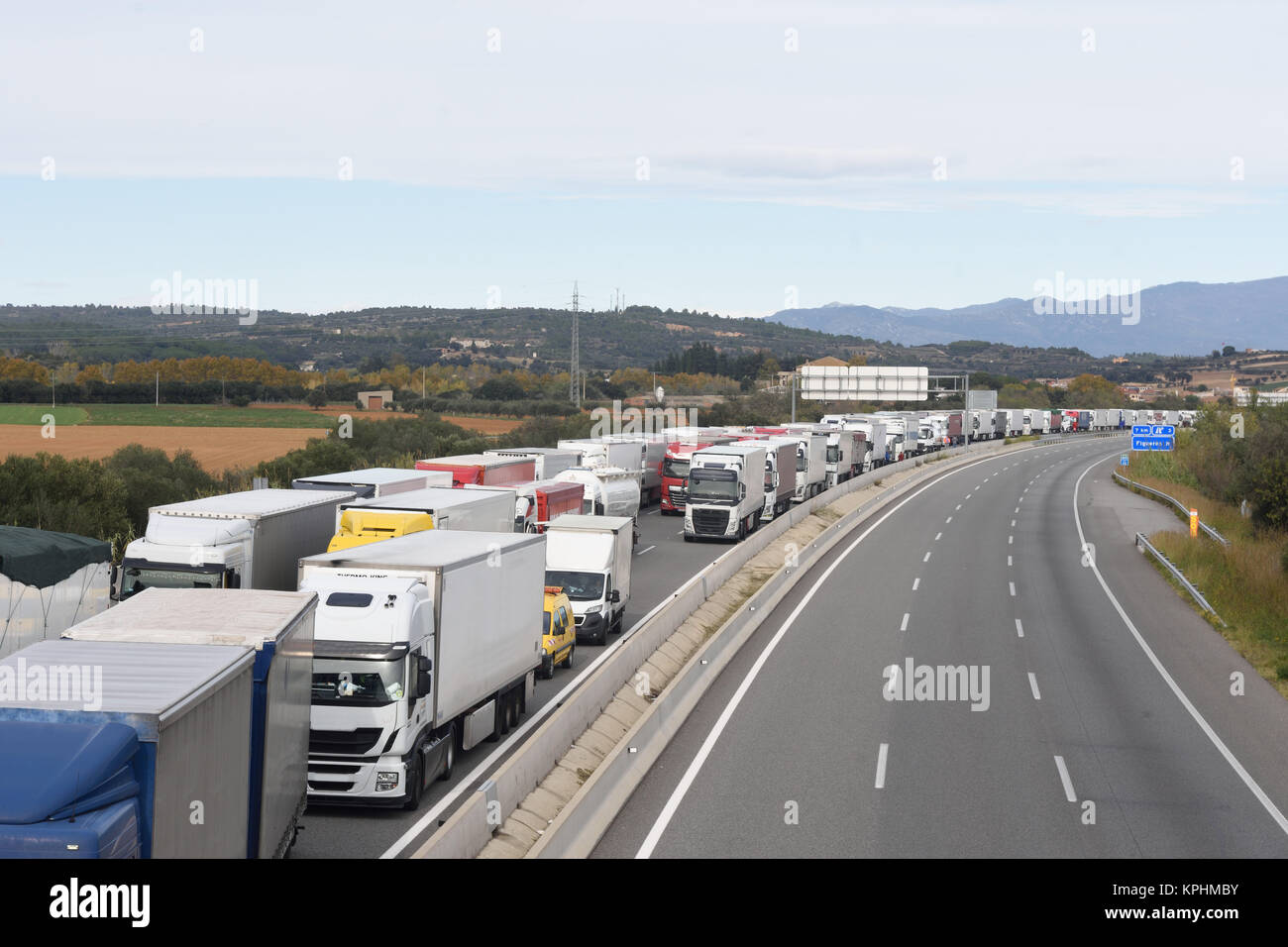 road cut by strike Stock Photo - Alamy